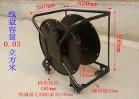 China Black Color Hand Fiber Optic Reel , Fiber Cable Reel 500 M To 1000m Length for sale