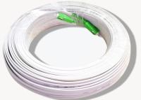 China SC UPC APC Fiber Optic Drop Cable with LSZH PVC Material and 10m 30m 50m 100m Length Options for FTTH Applications for sale