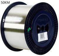 China Zero Loss Bending Radius Bare Optical Fiber G657B3 FTTH Transparent Invisible Installation Bare Fiber Optic Cable for sale