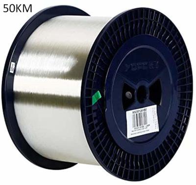 China Zero Loss Bending Radius Bare Optical Fiber G657B3 FTTH Transparent Invisible Installation Bare Fiber Optic Cable for sale