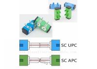 China Press - Fit Elastic Iron SM Sc Upc APC  SC-SC Adapter Mounted On PCBA for sale