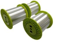 China 10KM G.657.A2 200µm Aqua Glass Bare Fiber Cable Reel for sale