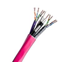 China Composite Communication Rg6 Cat6 Cat5e Optical Coaxial Cable for sale