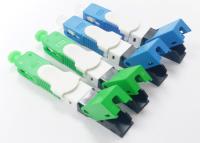 China Bow Type Drop Cable SC APC Embedded Fiber Optic Components for sale