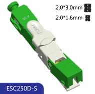 China 50N Tensile FTTH 3.0mm SC APC Embedded Fiber Quick Connector for sale