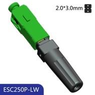 China 50N Tensile FTTH 3.0mm SC APC Embedded Fiber Quick Connector for sale
