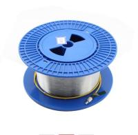China Bare White Blue Coloring Glass Optical Fiber G652D Single Mode Nude  Fiber Optic Cable Raw Materials for sale