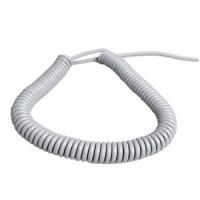 China Jacket PU 4M Telephone Spiral Cable For Electronic Equipment for sale