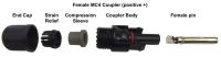 China Solar Connectors PV Connectors MC4 Connectors for Solar Power System Home Residential  Power for sale