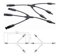 China Solar Connectors Solar Branch Y Branch for Solar Power System Home Residential Power for sale