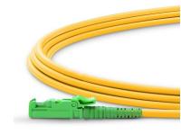 China Yellow 3.0mm Fiber Optic Cables Singlemode Multimode E2000 SC APC UPC Connector for sale