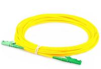 China Yellow 3.0mm Fiber Optic Cables Singlemode Multimode E2000 SC APC UPC Connector for sale