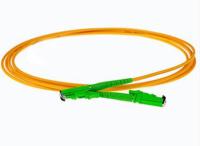 China Yellow 3.0mm Fiber Optic Cables Singlemode Multimode E2000 SC APC UPC Connector for sale