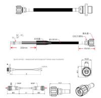 China 2 Core ODC Socket Plug to LC TPU Connector for Fiber Optic Patch Cables in BBU RRU Base Station for sale