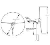 China S-700 Wind Turbine Motor Generator Marine Type Windmill 3 CFRP Blades With Controller for sale