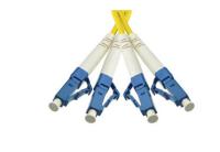 China FTTH LC - LC SM DX Glass Fiber Optic Cable Patch Cord 1m 3m 5m Length for sale
