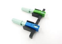 China Ceramic Groove SC UPC Quick Fast Connector For Fiber Optic Euquipment for sale
