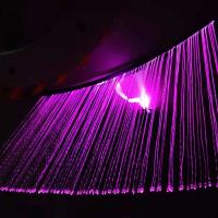 China Outdoor Plastic Optical Fiber Curtain Lighting PMMA Optic Fiber Waterfall Curtains Lights for sale