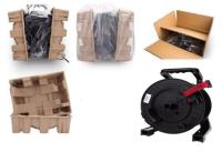 China Mini Size Portable Hand Fiber Optic Cable Reel / Wire Spool / Wire Winch for sale