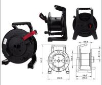 China Mini Size Portable Hand Fiber Optic Cable Reel / Wire Spool / Wire Winch for sale