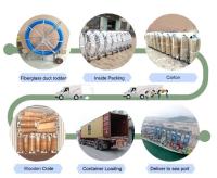 China 11mm 12mm Diameter Fiberglass Duct Rodder For Electrical Conduit for sale