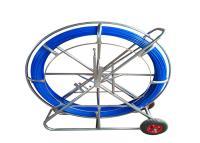 China Fiberglass Conduit Snaker Rod Condux Duct Rodder 100 200 300m Length for sale