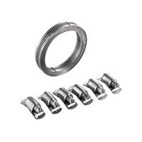 China Stainless Steel Worm Gear Clamps for Various Types Pneumatic Exhaust Hoses for sale