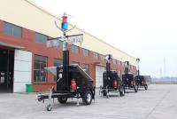 China Wind and Solar Hybrid Energy Surveillance Lighting Mobile Trailer for sale