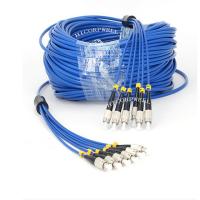China Waterproof 4 Core Single Mode Fiber Optic Cable , Outdoor 3m Duplex Fiber Patch Cord for sale