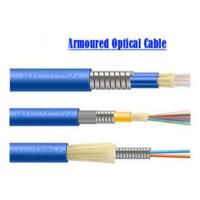 China Waterproof 4 Core Single Mode Fiber Optic Cable , Outdoor 3m Duplex Fiber Patch Cord for sale