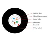 China 2 Core 4.5MM Single Mode Fiber Patch Cables for Outdoor Communication for sale