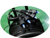 China 150m 250m 350m 500m 24-core SM Fiber Optic Cable Mobile Universal Tactical  Fiber Optic Patch Cables for sale