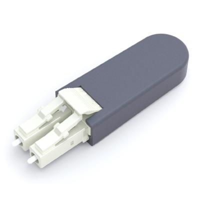 China LC/UPC Duplex PVC (OFNR) OM1 62.5/125 Multimode Fiber Loopback Module for sale