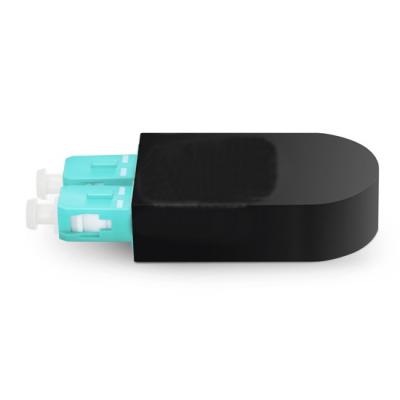 China SC/UPC Duplex PVC (OFNR) OM4 50/125 Multimode Fiber Loopback Module for sale