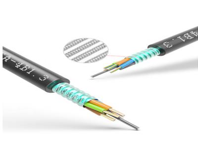 China Singlemode Fibre Cable OS2 Multi Loose Tube Direcy Buried 48 Core GYTA Glass Fiber Optic Cable for sale