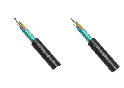 China Outdoor Direct Buried Fiber Optic Cable With 12 32 Core GYTA Glass Fiber Optic Cable for sale