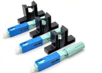 China High Success Rate FTTH SC UPC Fast Connector 0.2 DB Insert Loss Easy Install for sale