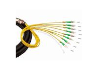 China LC UPC - LC UPC Multimode Fiber Patch Cord Breakout , SM 12C PVC LSZH Bulk Optical Patch Cable for sale