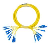 China LC SC FC ST 2.0mm Singlemode Optical Fiber  Single Mode Patch Cord 24 C Branch Cable for sale