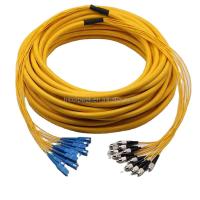 China LC SC FC ST 2.0mm Singlemode Optical Fiber  Single Mode Patch Cord 24 C Branch Cable for sale