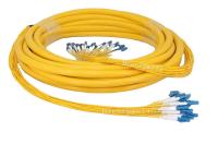 China 2.0mm Singlemode SM Bundled Jumper LC SC FC ST Branch Cable Optical Fiber Patch Cable 24C for sale