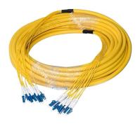 China 2.0mm Singlemode SM Bundled Jumper LC SC FC ST Branch Cable Optical Fiber Patch Cable 24C for sale