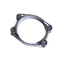 China European Stainless Steel Heavy Duty Double Bolt Hose Clamp Pipe Clamp 20mm  24mm for sale