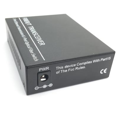 China 10 / 100 / 1000M Single Fiber Optic Transceiver IEEE802.3z Non - Condensing for sale