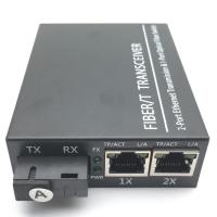 China IEC 60794 Fiber Optic Transceiver 20KM 1SC 2 RJ45 850nm 1310nm 1550nm Ethernet for sale