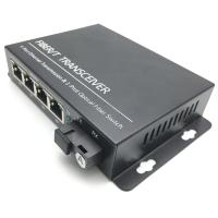 China SC 2 RJ45 Fiber Optic Transceiver 850nm 1310nm 1550nm Single Mode 10 / 100m for sale
