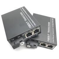China Single Dual Fiber Ethernet Media Converter IEEE802.3ab 1000Base - T 0.5A for sale