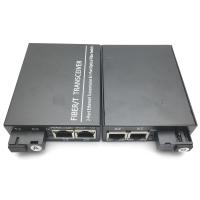 China Single Dual Fiber Ethernet Media Converter IEEE802.3ab 1000Base - T 0.5A for sale