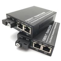 China RJ45 Gigabit Ethernet Transceiver 100/100 Single Fiber Single Mode Media Converter for sale