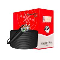 China 23AWG Unshielded UTP CCA 1000ft Cat6 Network Ethernet Lan Cable Fluke Tested for sale